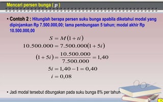Materi 2 - Bunga Tunggal & Diskonto.pptx