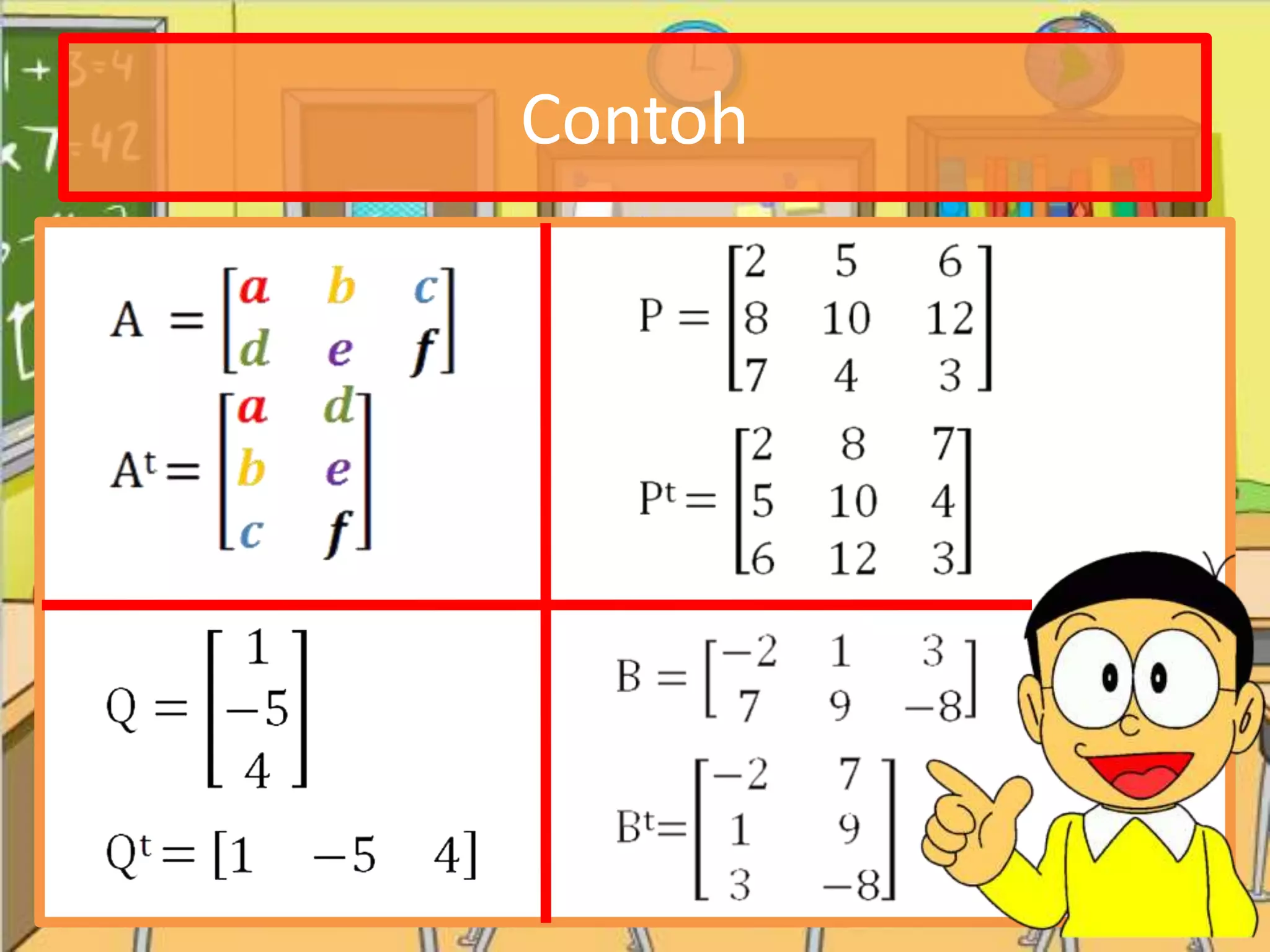 Transpose & Kesamaan Matriks | PPTX