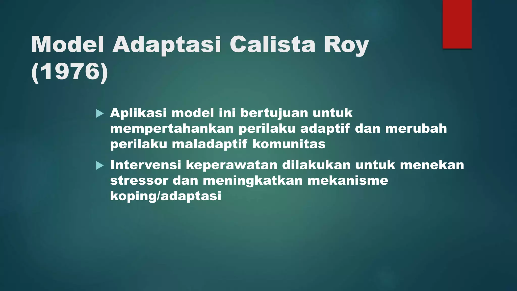 Materi 2 Model & Fokus Kesehatan Komunitas | PPTX