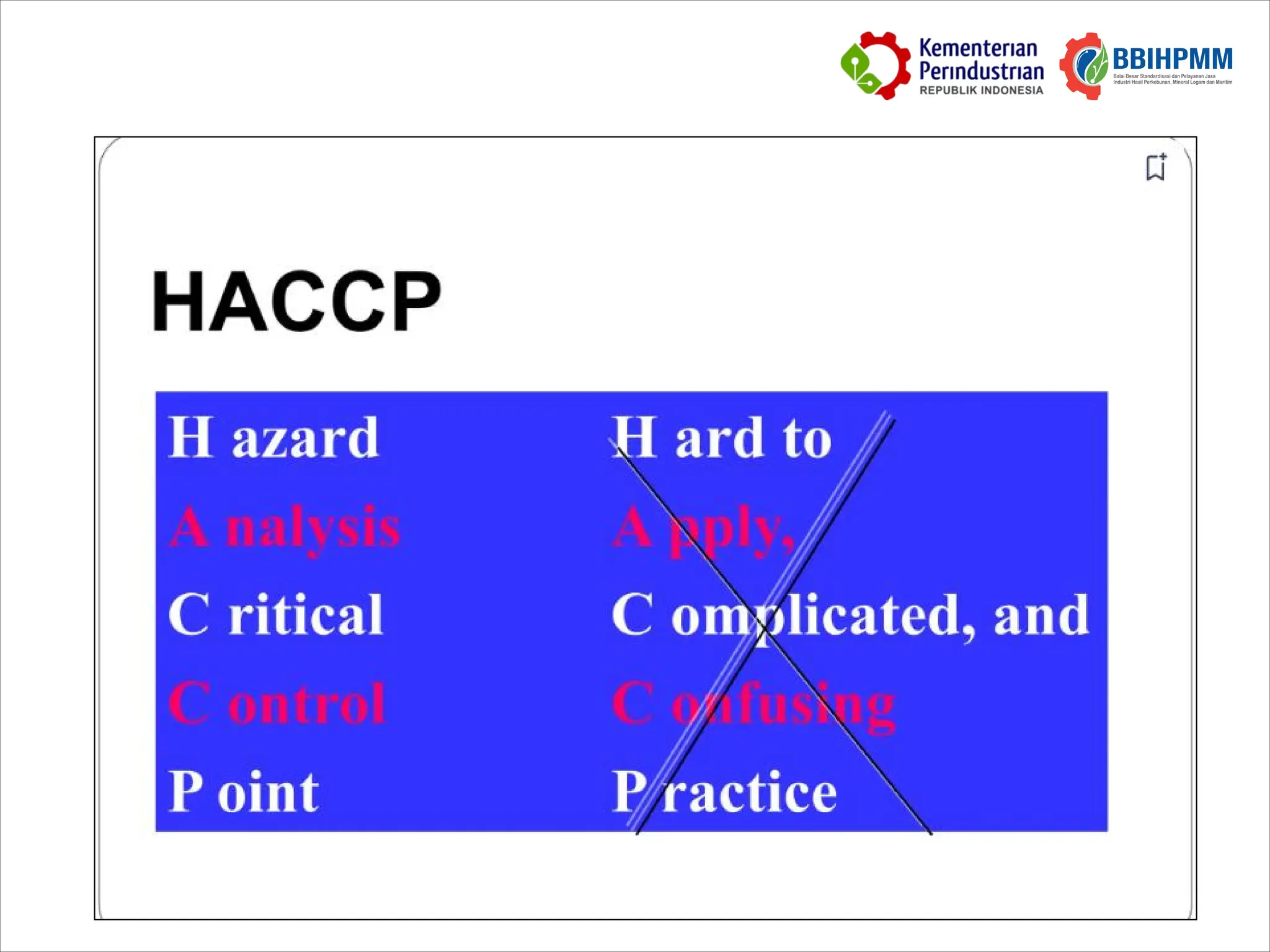 Hazard Analysis and Critical Control Points (HACCP) | PDF