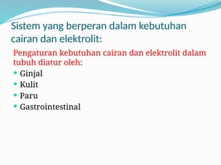 MATERI pembelajaran - KEB CAIRAN DAN ELEKTROLIT.pptx