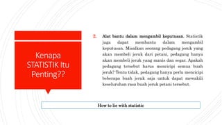 Materi 2 - Pengantar Refreshing DATA & STATISTIK | PPTX