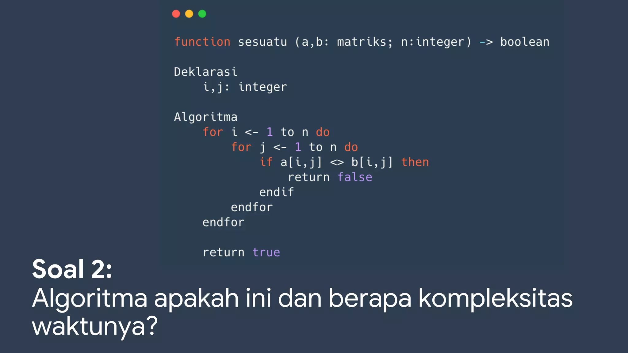 Analisis Algoritma - Pengantar Kompleksitas Algoritma | PDF