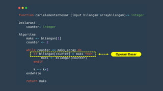 Analisis Algoritma - Pengantar Kompleksitas Algoritma | PDF