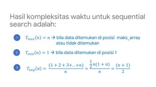 Analisis Algoritma - Pengantar Kompleksitas Algoritma | PDF
