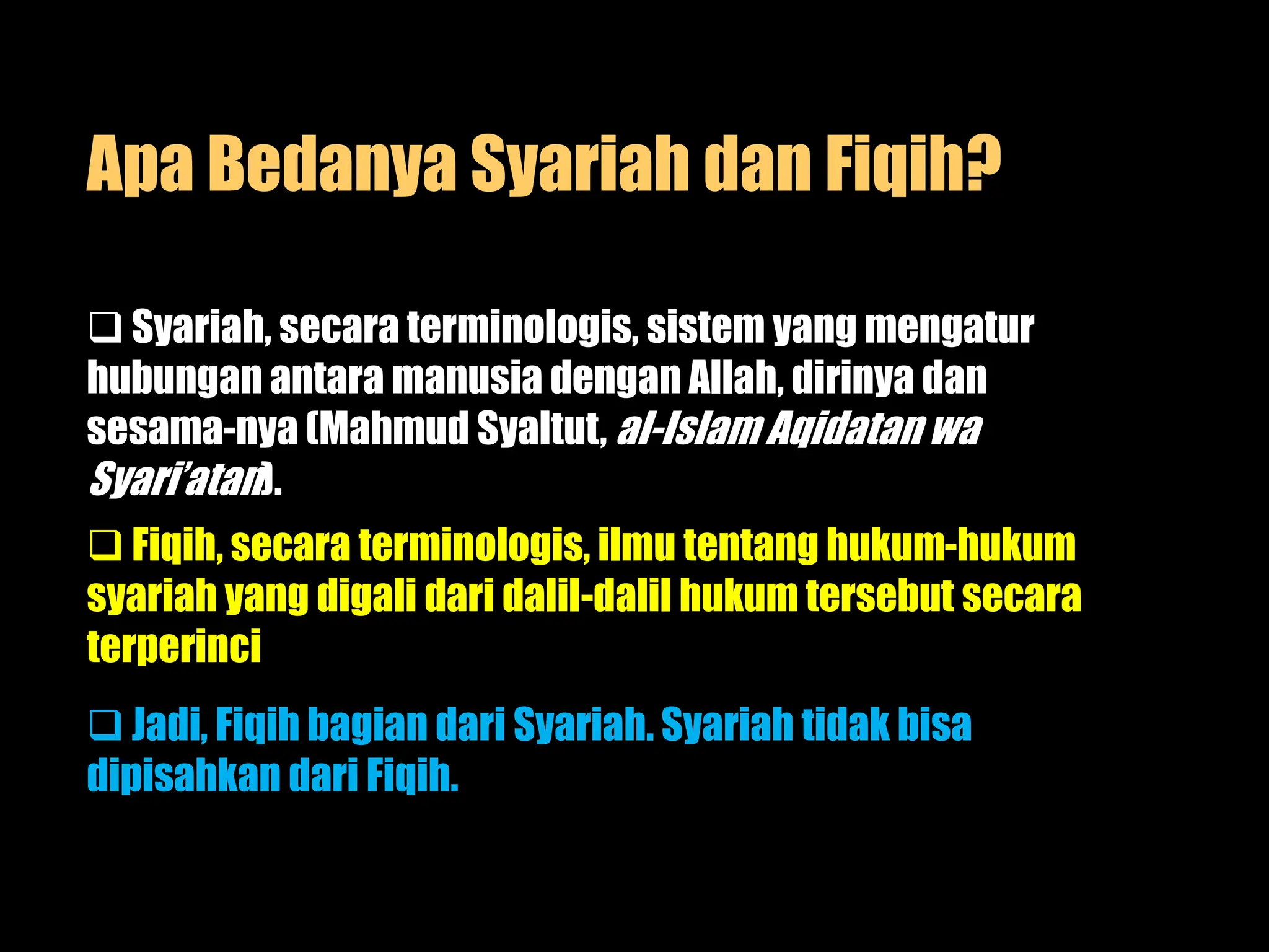 Materi 2 - Syariah.ppt kajian apa itu syariah | PPT