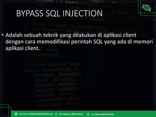 Bypass Login Authentication | PPT