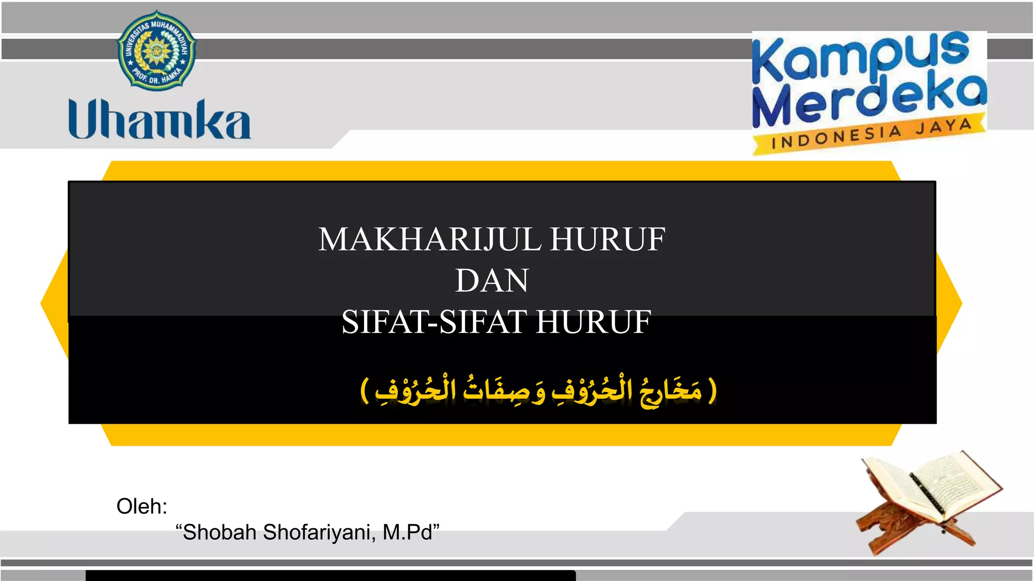 Ilmu Tajwid Makhraj Huruf.pptx