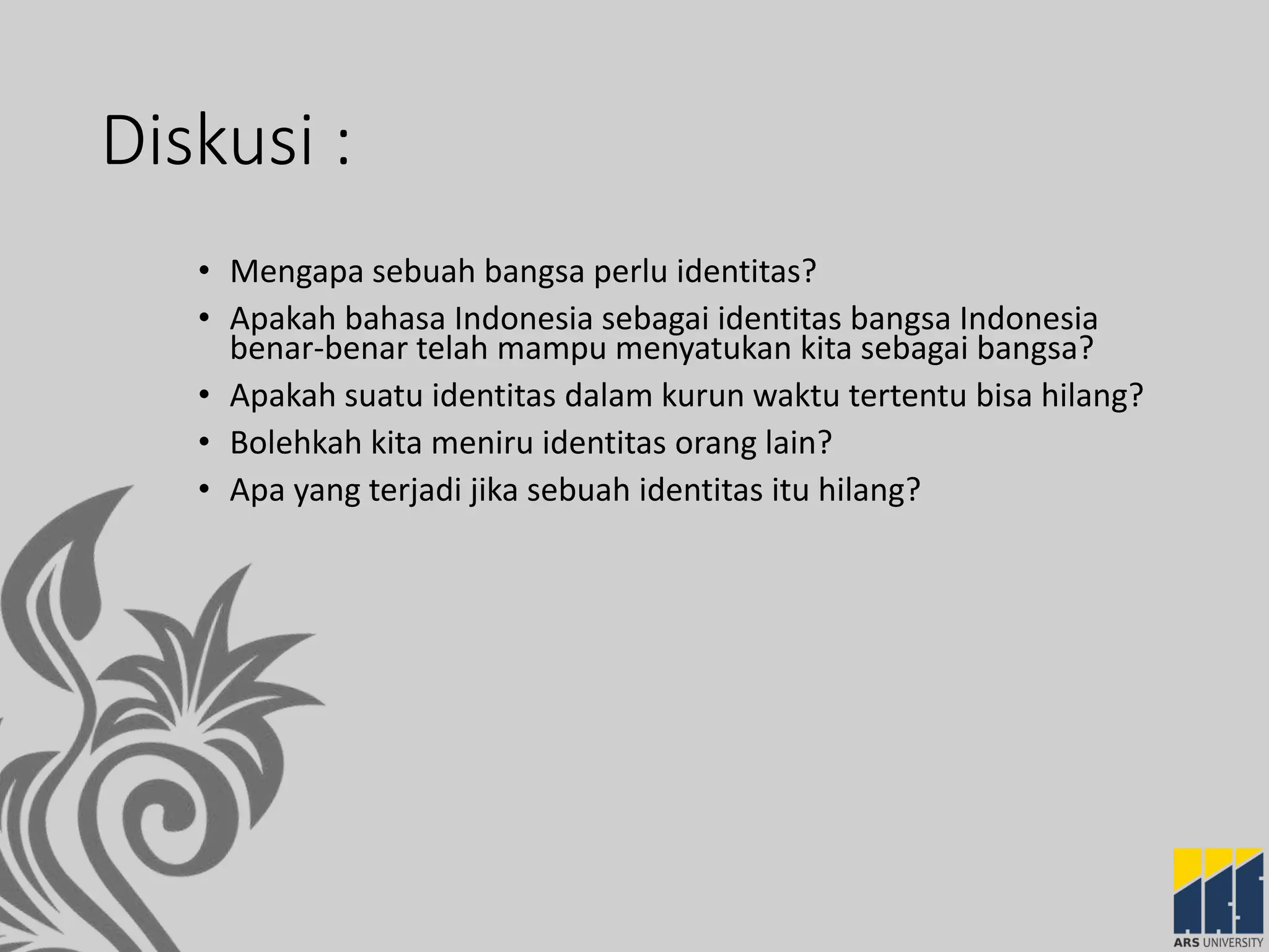 Materi 2 : Identitas Nasional | PPTX