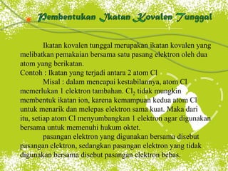 Ikatan kovalen | PPTX