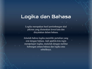Materi 2 Memahami Dasar-dasar Logika | PDF