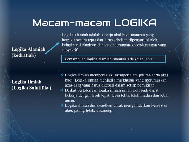 Materi 2 Memahami Dasar-dasar Logika | PDF