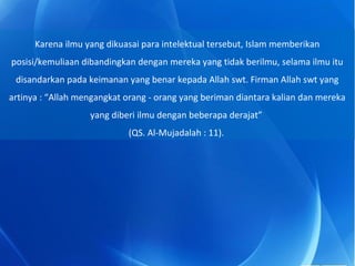 Materi 2 peran intelektual muslimah | PPT
