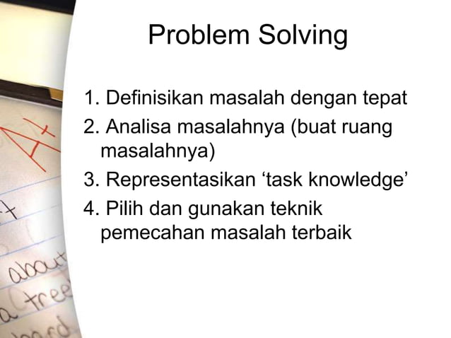 Materi2 problem solving | PPTX