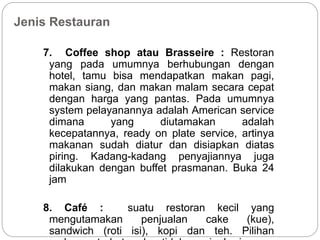 Materi 2 restaurant | PPTX