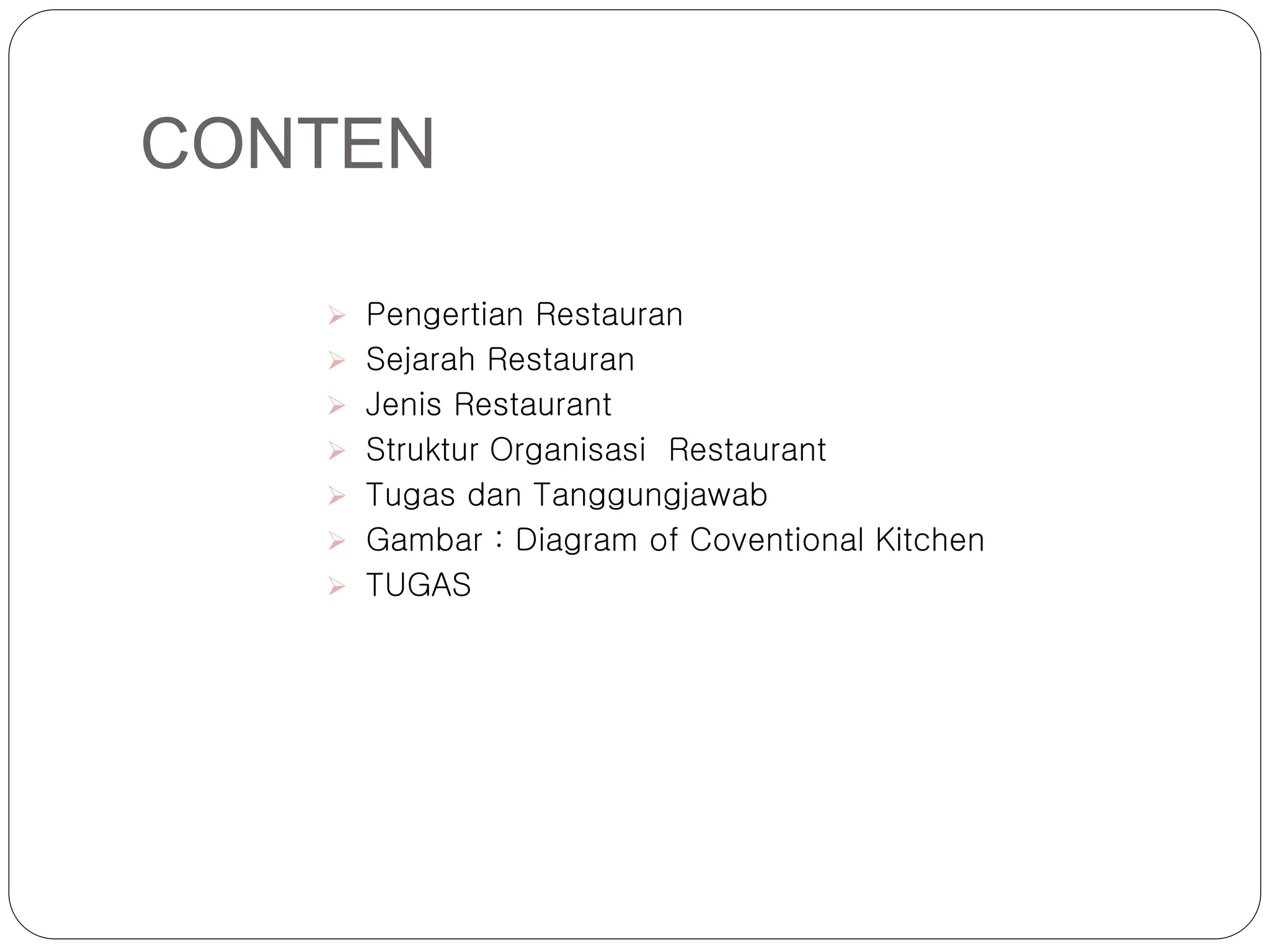 materi materi restaurant - conversion-by other | PPTX