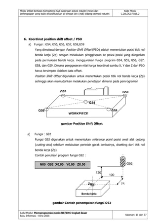 Materi 3 Koordinat position shift offset / PSO | PDF