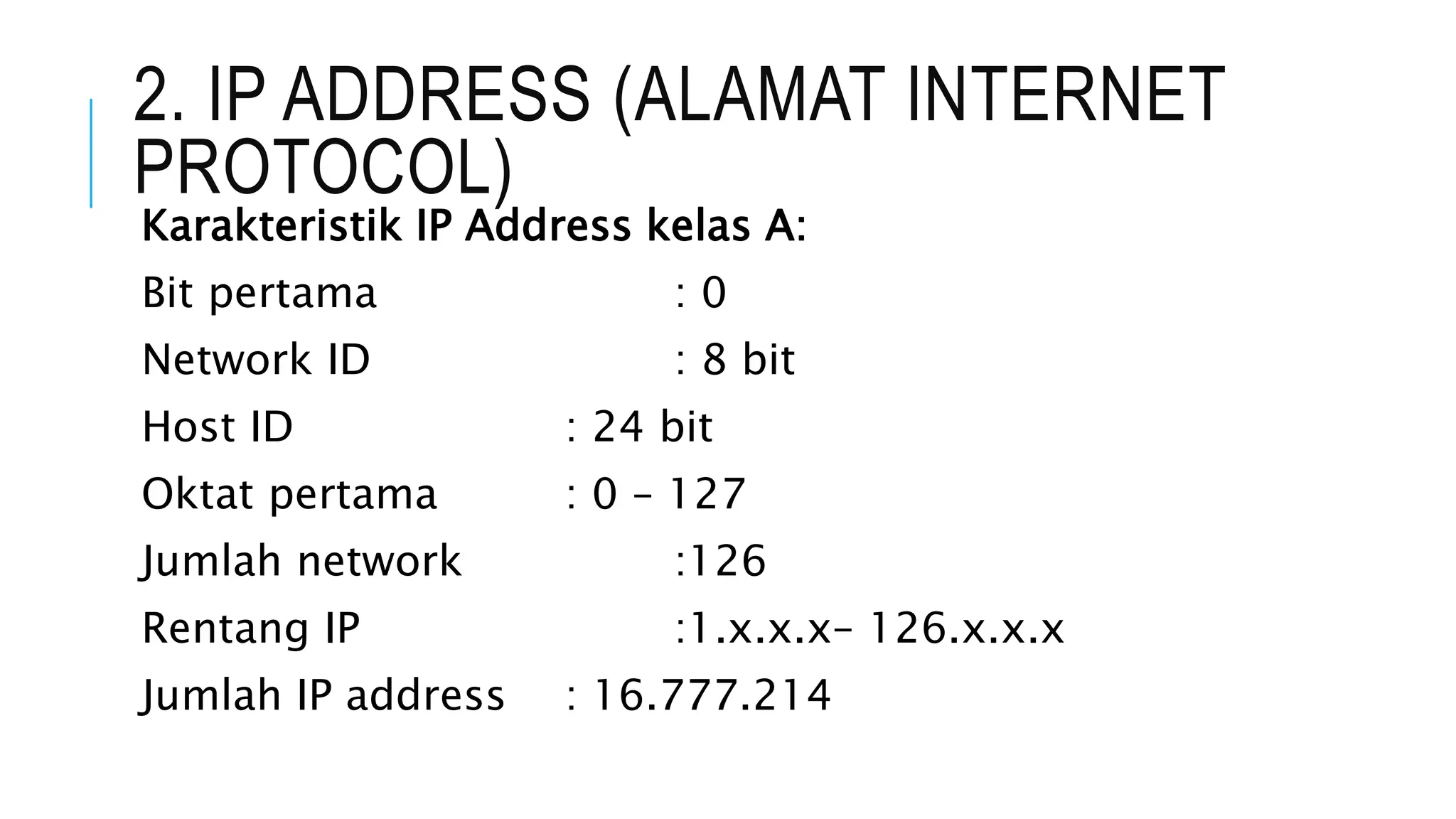 Materi 3. PENGALAMATAN JARINGAN cidr DAN vlsm.pptx