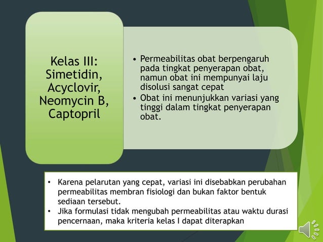 MATERI 3. Sistem Klasifikasi Biofarmasetika (BCS).ppt