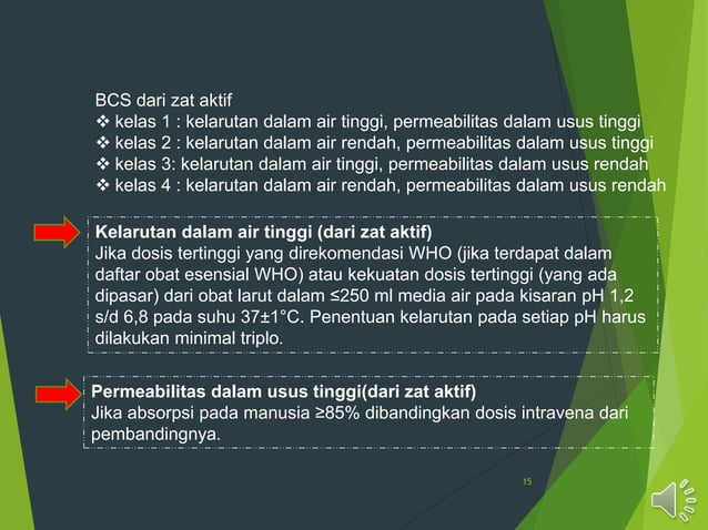 MATERI 3. Sistem Klasifikasi Biofarmasetika (BCS).ppt