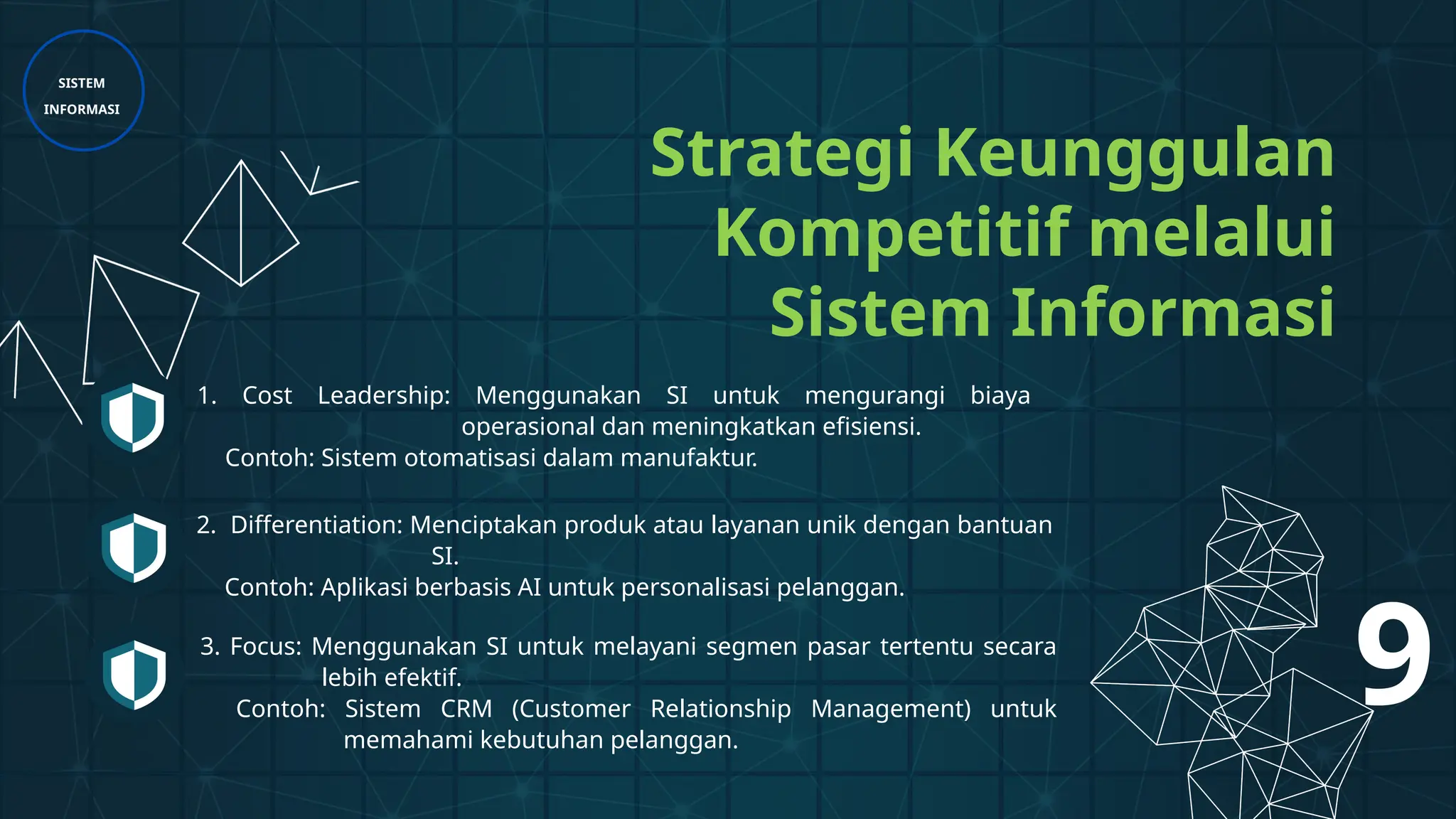 Materi 3. Sistem Informasi Sebagai Keunggulan Kompetitif | PPTX