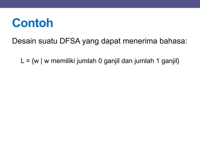 Materi 3 Finite State Automata | PPTX