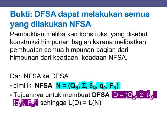 Materi 3 Finite State Automata | PPTX