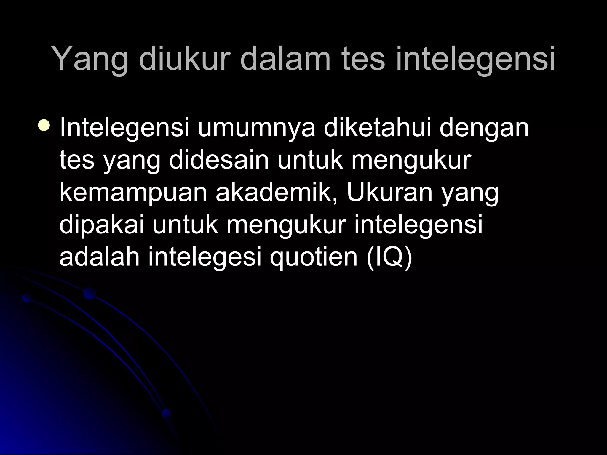 fisiologi pemusatan perhatian dan berfikir (iq) | PPT