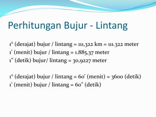 Materi 3 koordinat peta | PDF