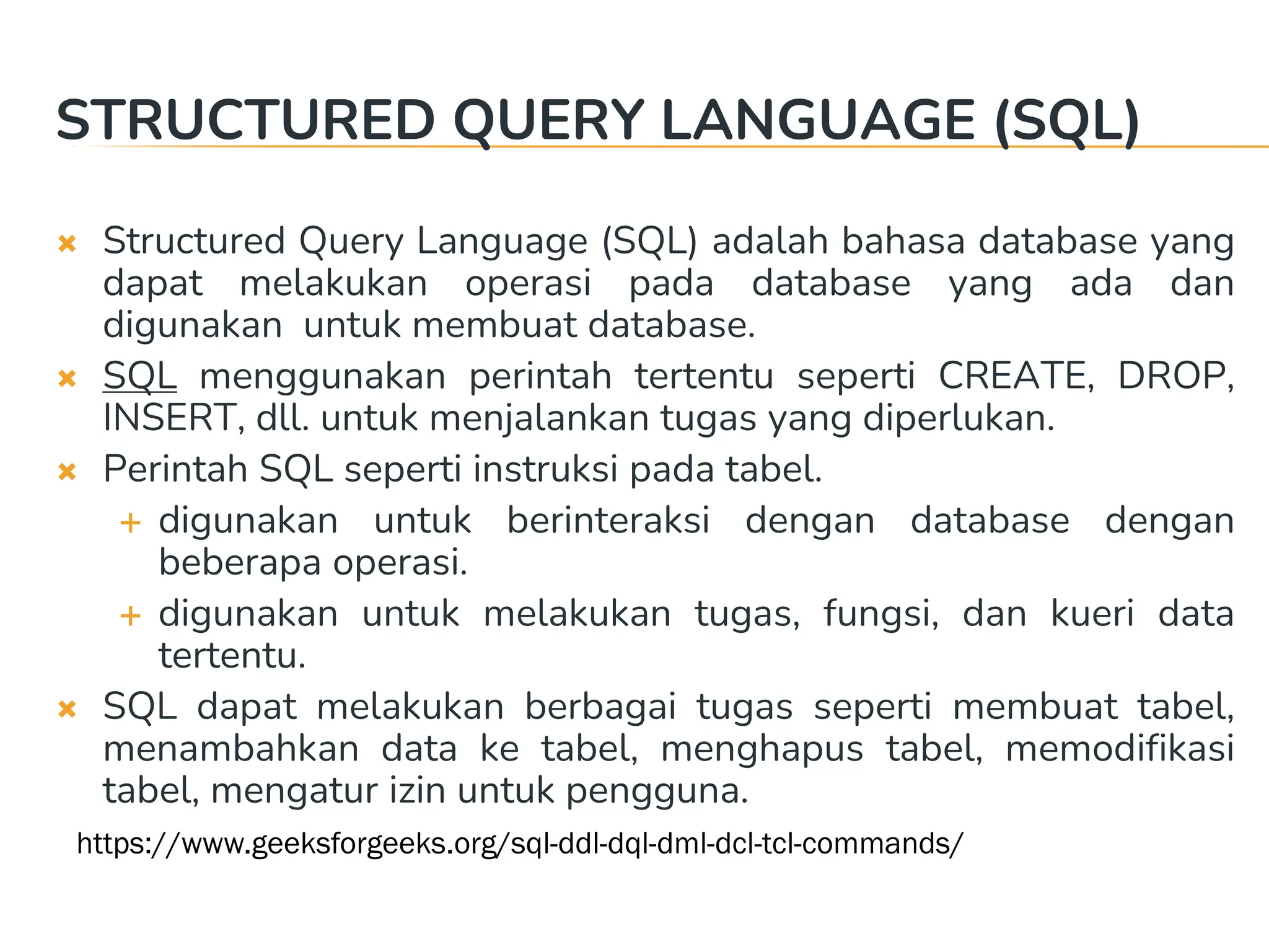 Materi 3 Penjelasan tentang SQL DDL dan DML | PDF