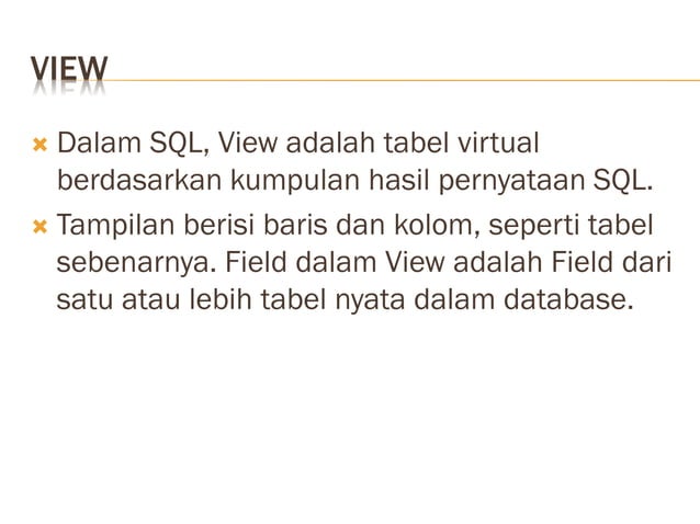 Materi 3 Penjelasan tentang SQL DDL dan DML | PDF