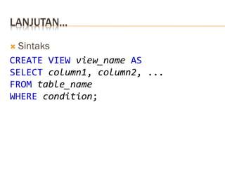 Materi 3 Penjelasan tentang SQL DDL dan DML | PDF