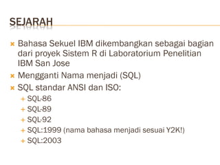 Materi 3 Penjelasan tentang SQL DDL dan DML | PDF