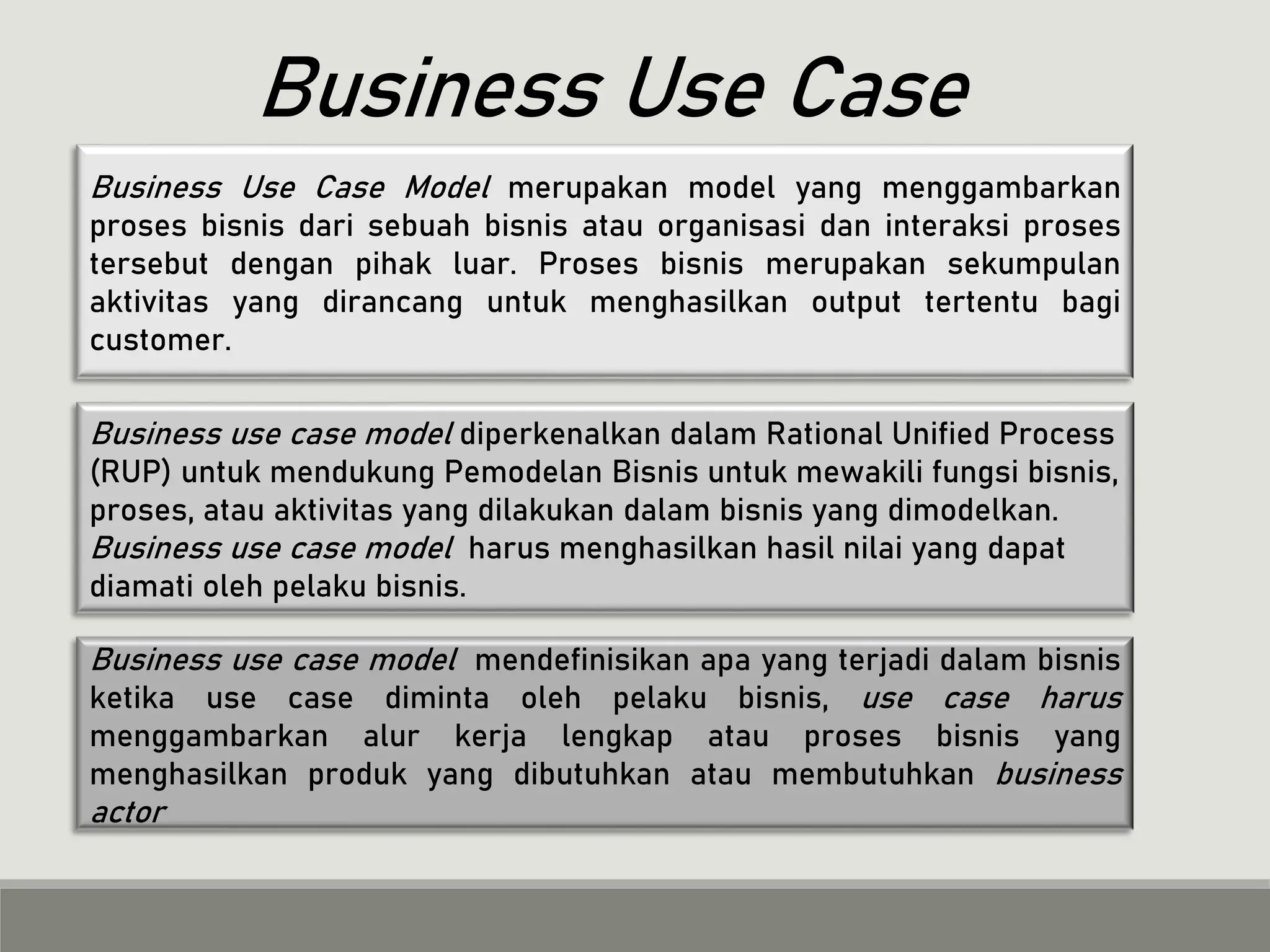 Materi 3 Usecase Diagram businues actorr | PDF