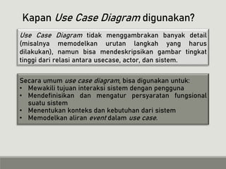 Materi 3 Usecase Diagram businues actorr | PDF