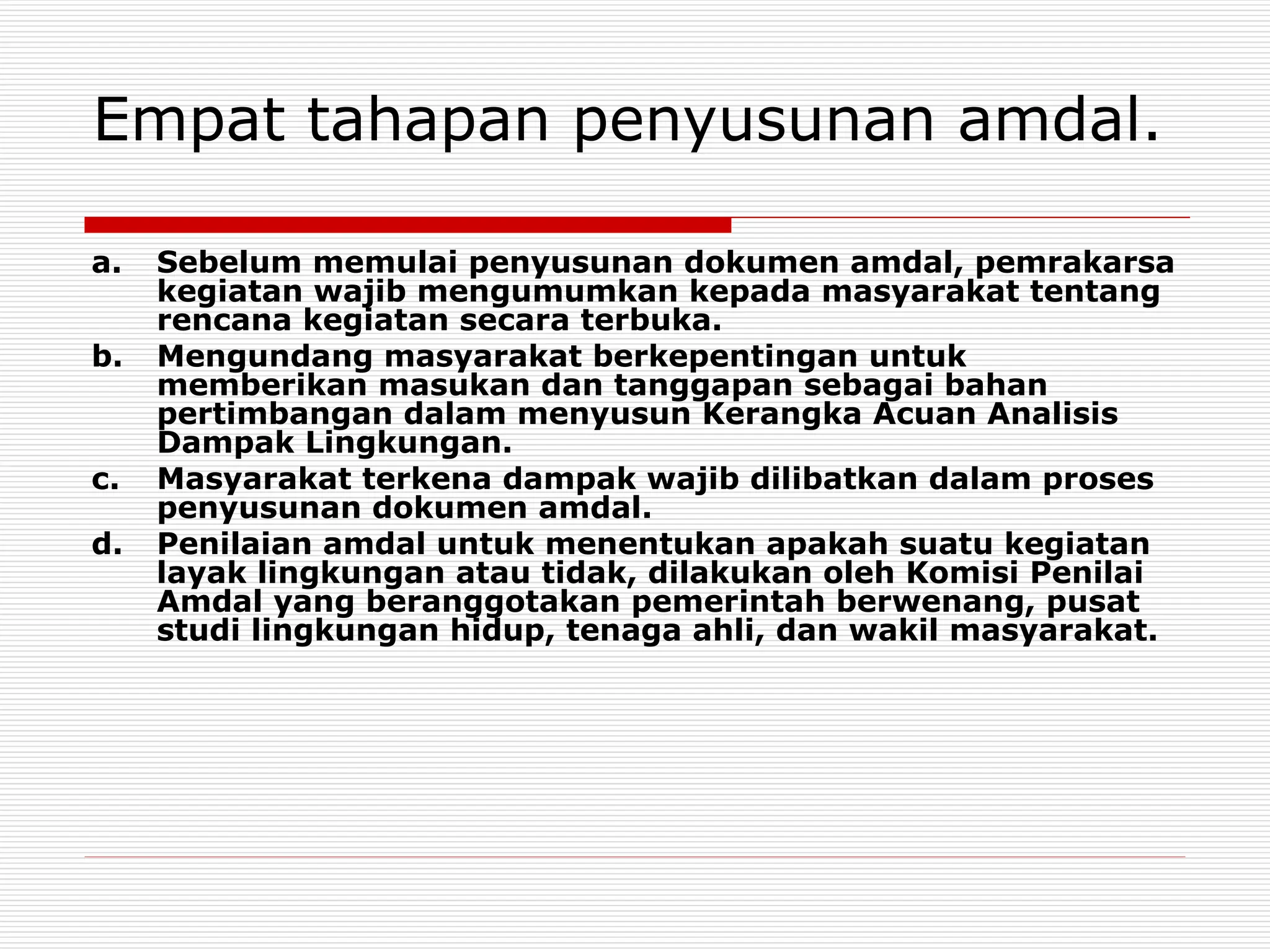 Materi Kuliah Analisis Dampak Lingkungan | PPT