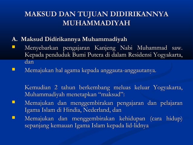 Gerakan Muhammadiyah | PPT