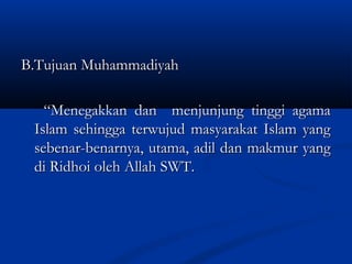 Gerakan Muhammadiyah | PPT
