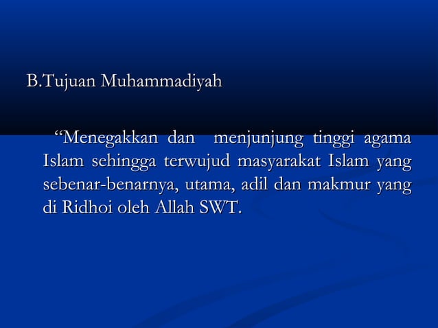 Gerakan Muhammadiyah | PPT