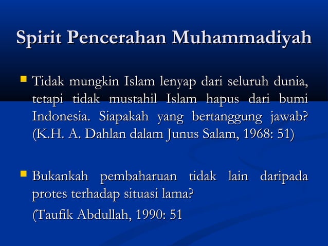 Gerakan Muhammadiyah | PPT