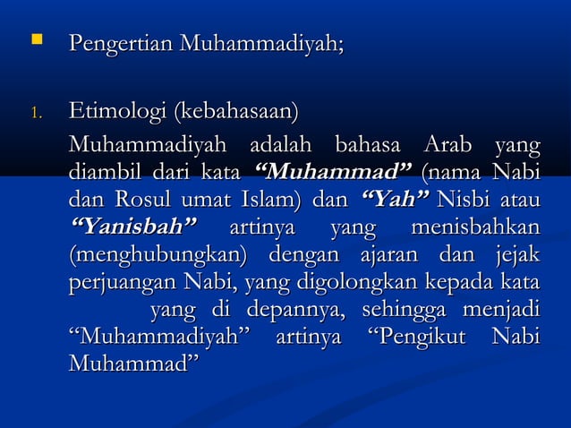 Gerakan Muhammadiyah | PPT