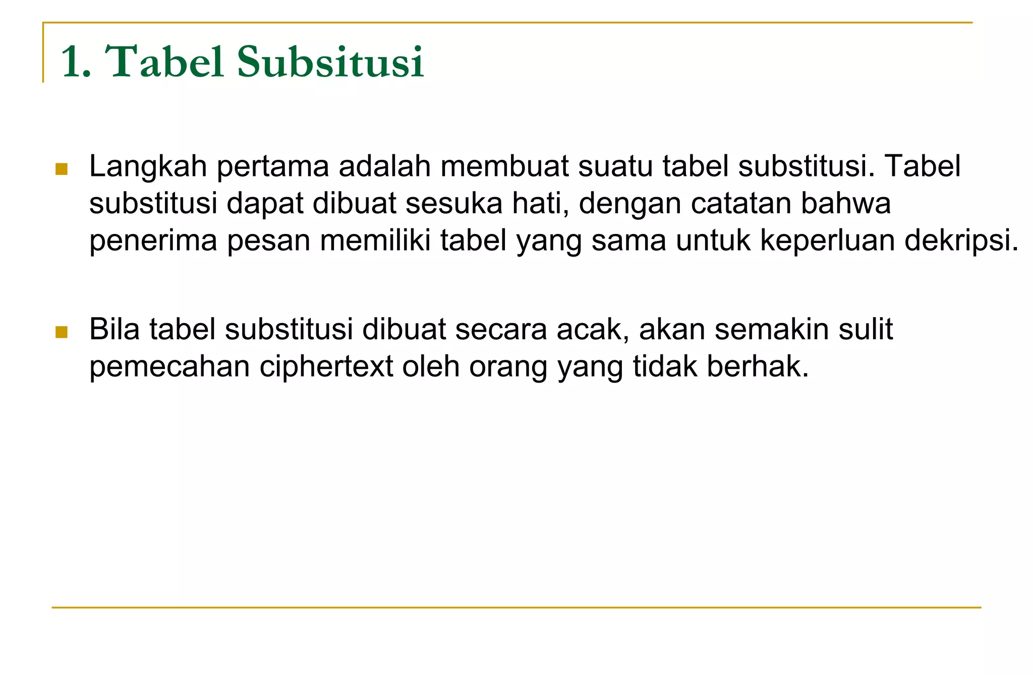 Kriptografi, Enkripsi dan Dekripsi | PPT Kriptografi, Enkripsi dan Dekripsi | PPT