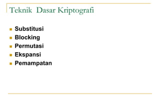 Kriptografi, Enkripsi dan Dekripsi | PPT