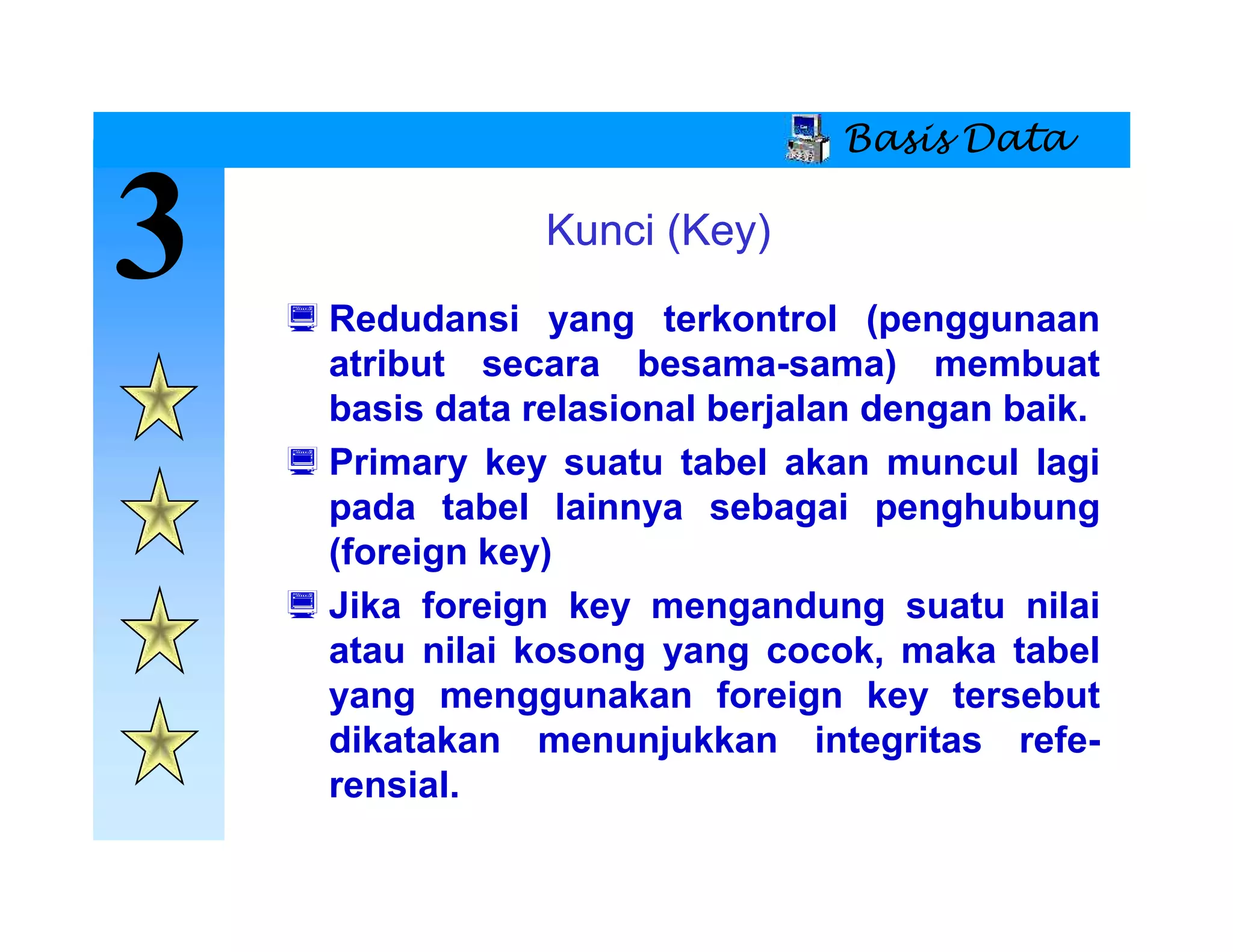 Materi 3 model data relasional | PDF