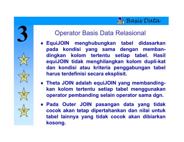 Materi 3 model data relasional | PDF