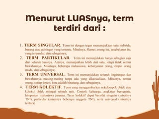 Materi 3 Pengertian, Kata, Term.pptx
