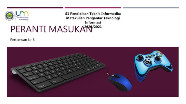 Materi 3 peranti masukan | PPTX