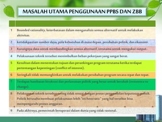 Planning programming budgeting system and zero budgeting system | PPT