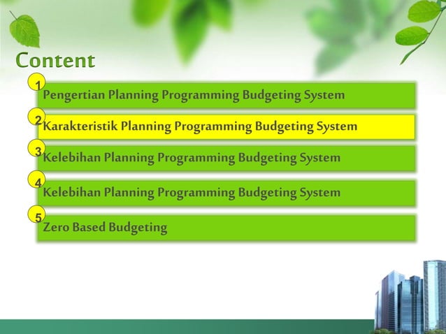 Planning programming budgeting system and zero budgeting system | PPT