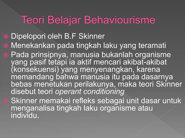 SKINNER - OPERANT CONDITIONING | PPTX